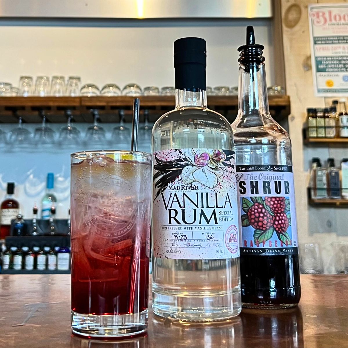 Vanilla Rum Shrub Highball - Mad River Distillers